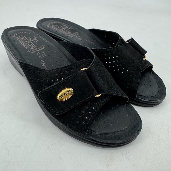 Fly Flot | Shoes | Fly Flot Silvia Anatomic Anti Shock Suede Leather ...